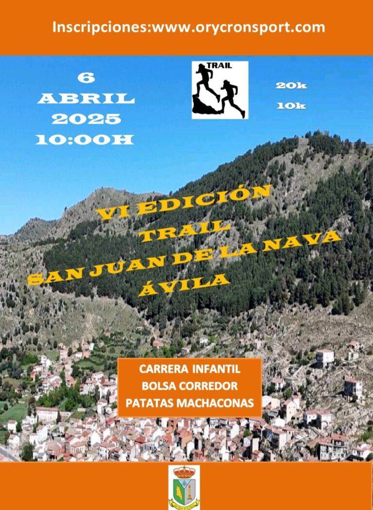 TRAIL SAN JUAN DE LA NAVA 2025 – Ayuntamiento San Juan de la Nava